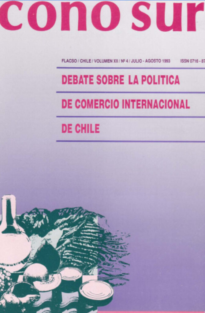 Cono Sur, Vol. XII, N°4, julio-agosto 1993 – Biblioteca Digital FLACSO ...